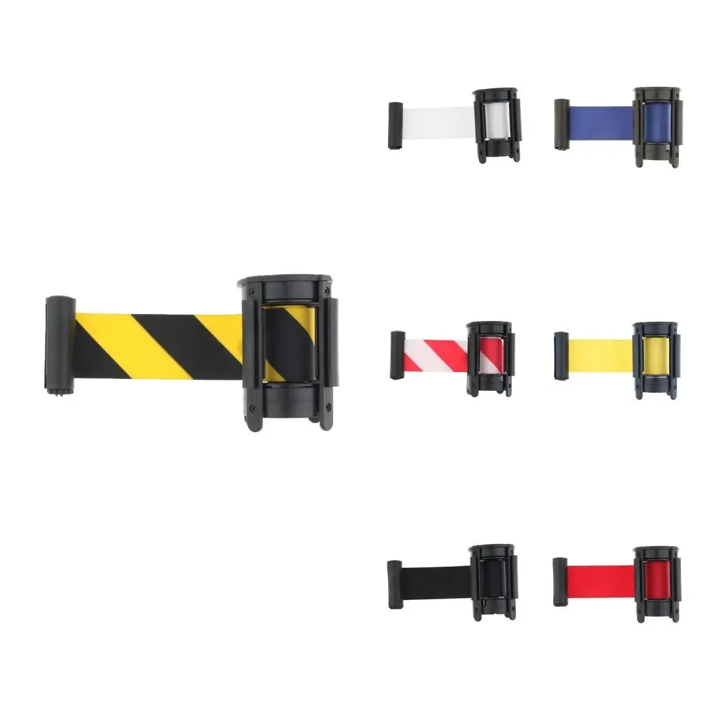 2M-Belt-Queue-Rope-Post-Barrier-Post-Retractable-Tape-Strap-Barrier ...