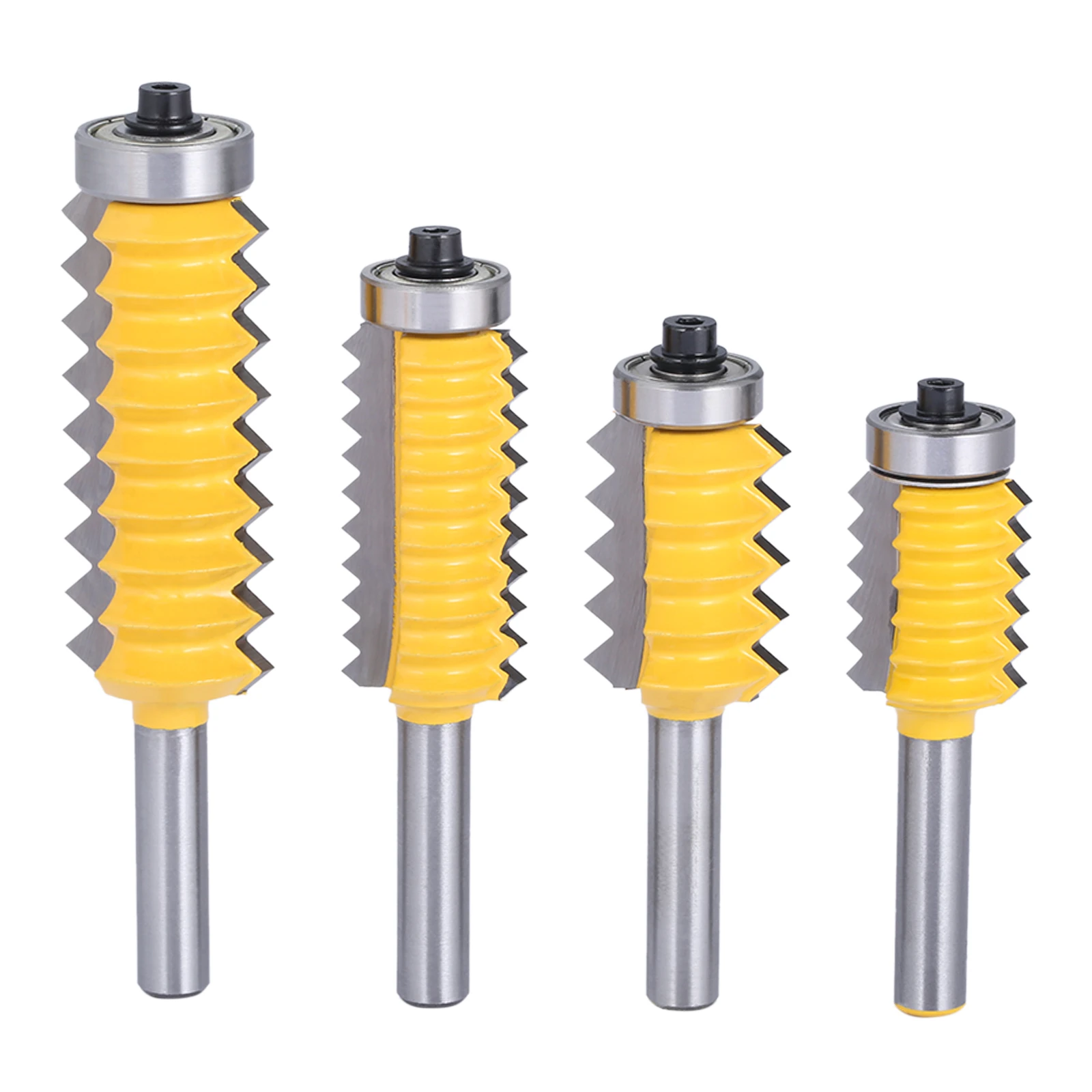 1Pc Steel 8mm Shank Finger Joint Glue Milling Cutter Raised Panel V ...