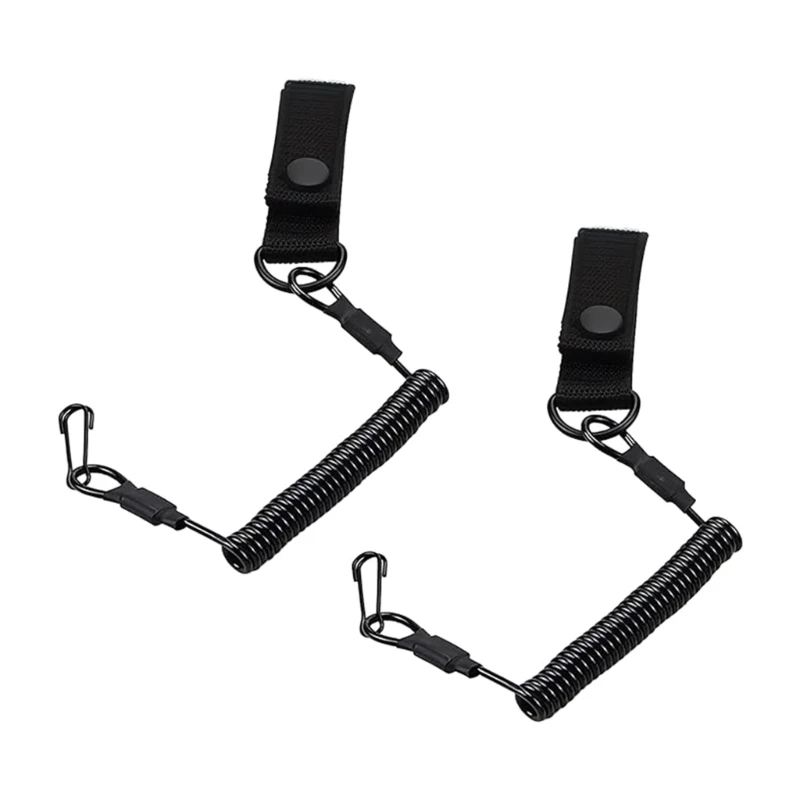 Spirals-Cable-Coil-Secure-Spring-Lanyard-Safety-Strap-Rope-Tactic ...