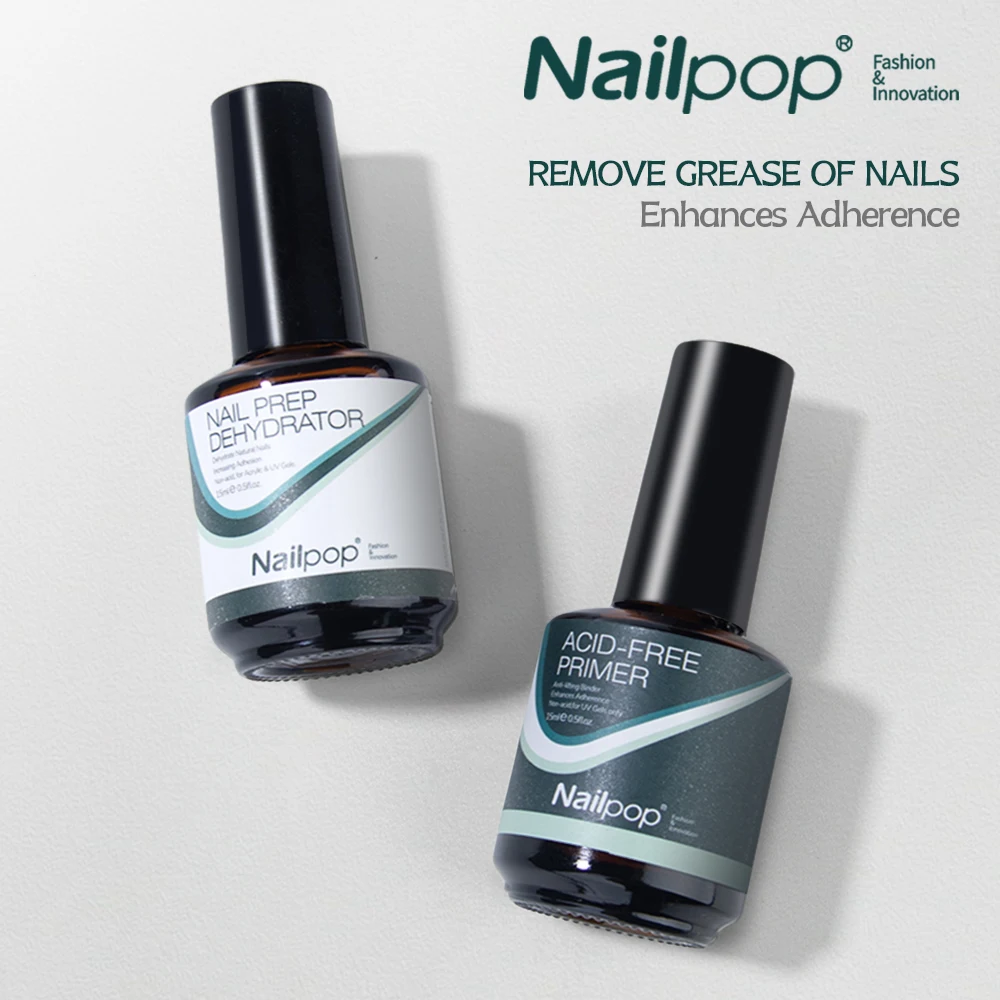 Nail Dehydrator and Primer Acid Free Natural Nail Prep Dehydrate Bond ...