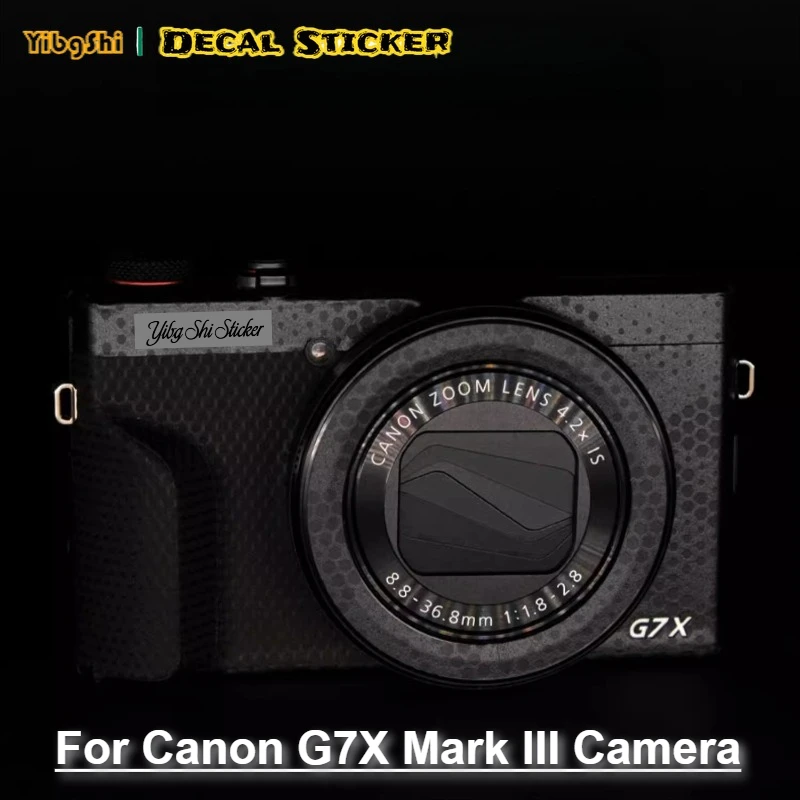 For Canon G7X3 Camera Stickers Coat Wrap Cover Film or Canon G7X MARK ...
