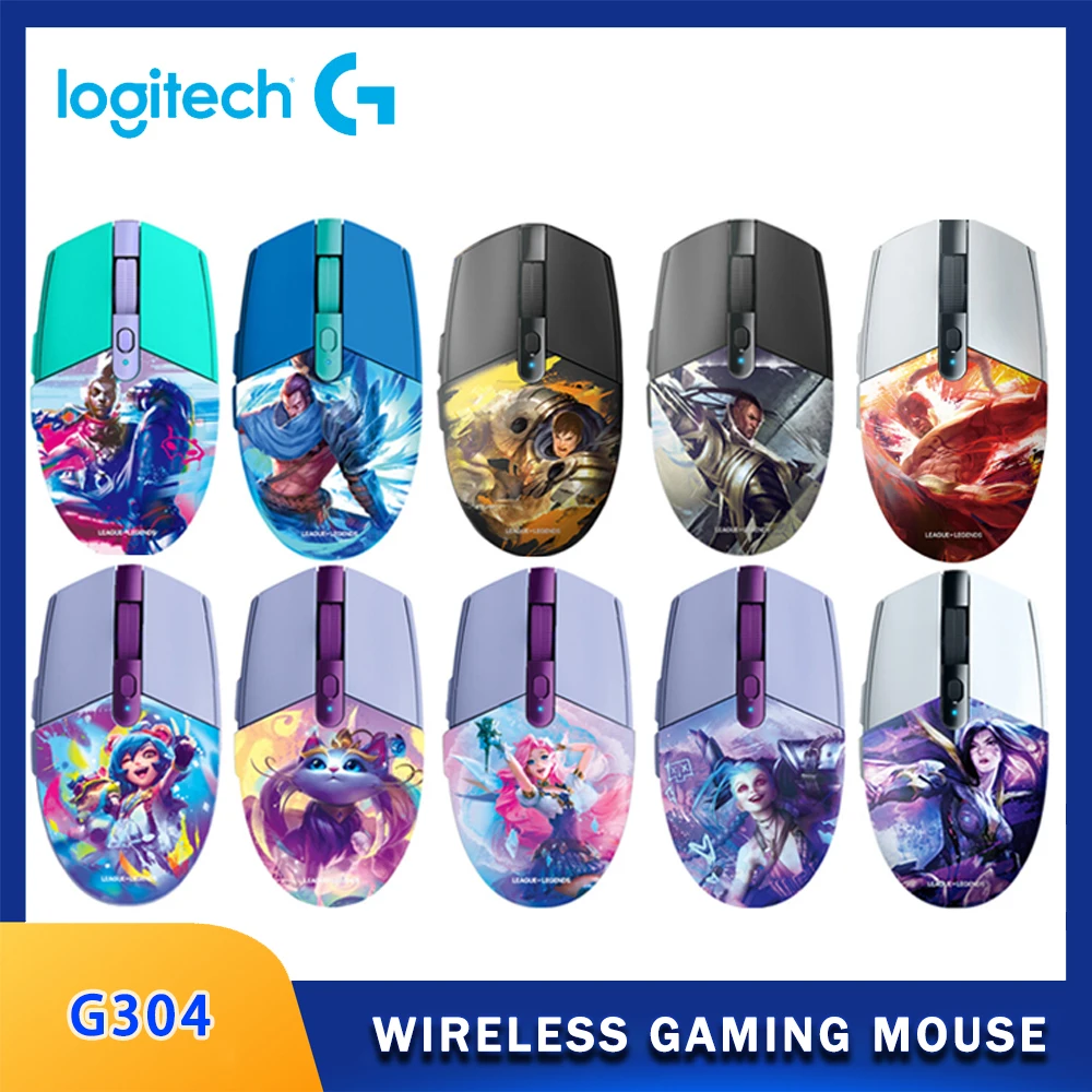 Logitech-G304-KDA-LIGHTSPEED-Wireless-Gaming-Mouse-6-Programmable ...