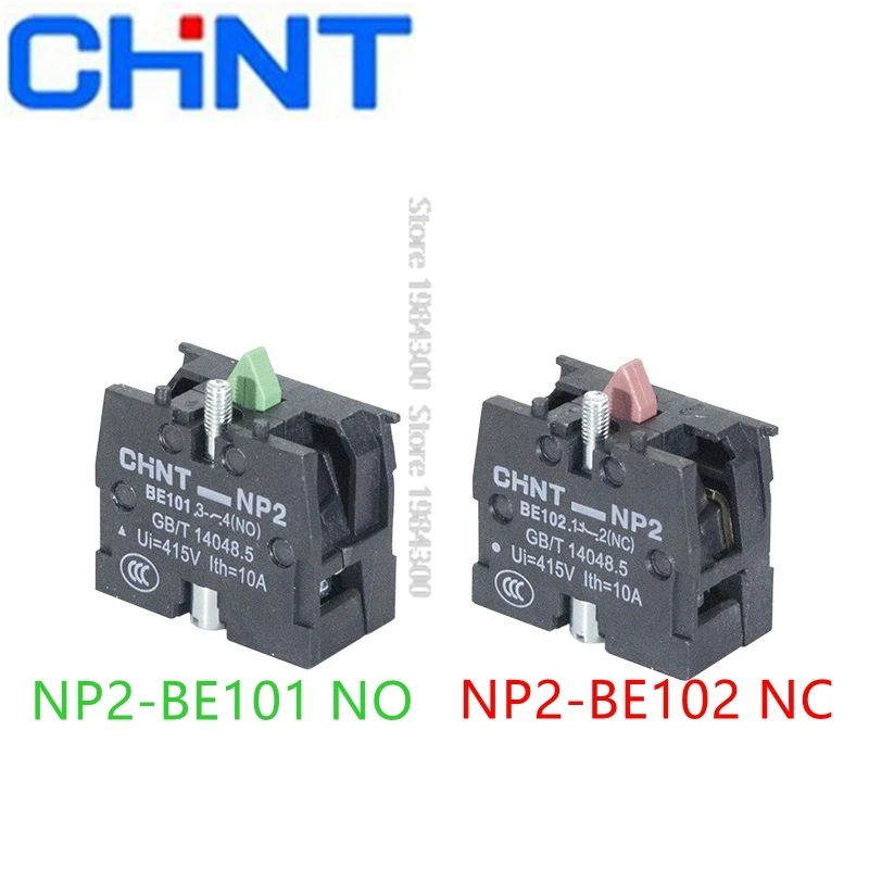 Electrical Center B2c CHINT NP2-BE101 NP2-BE102 Button Auxiliary Contact NO NC B