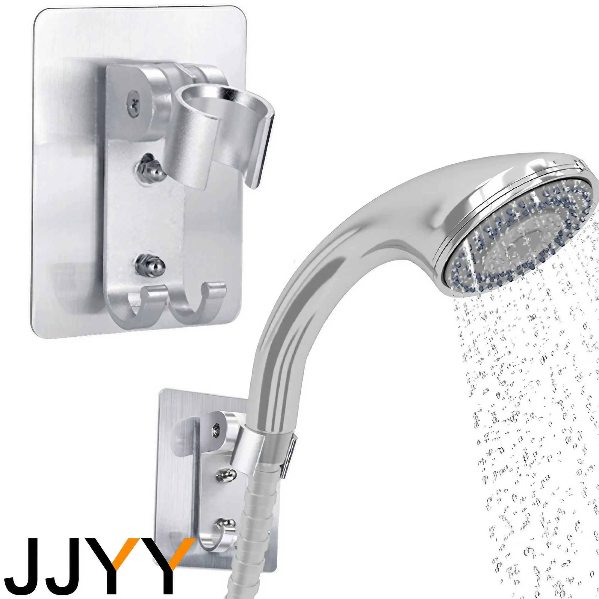JJYY-Shower-Holder-Holder-90-Adjustable-Shower-Head-Holder-Plating ...