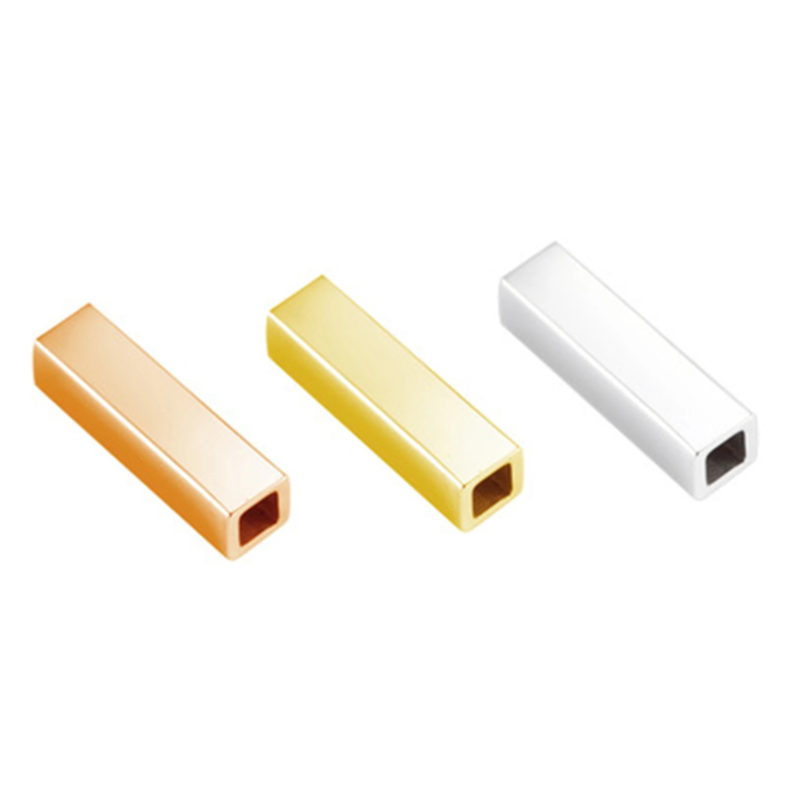 304 Stainless Steel Beads Rectangle Blank Stamping Tags Metal Loose ...