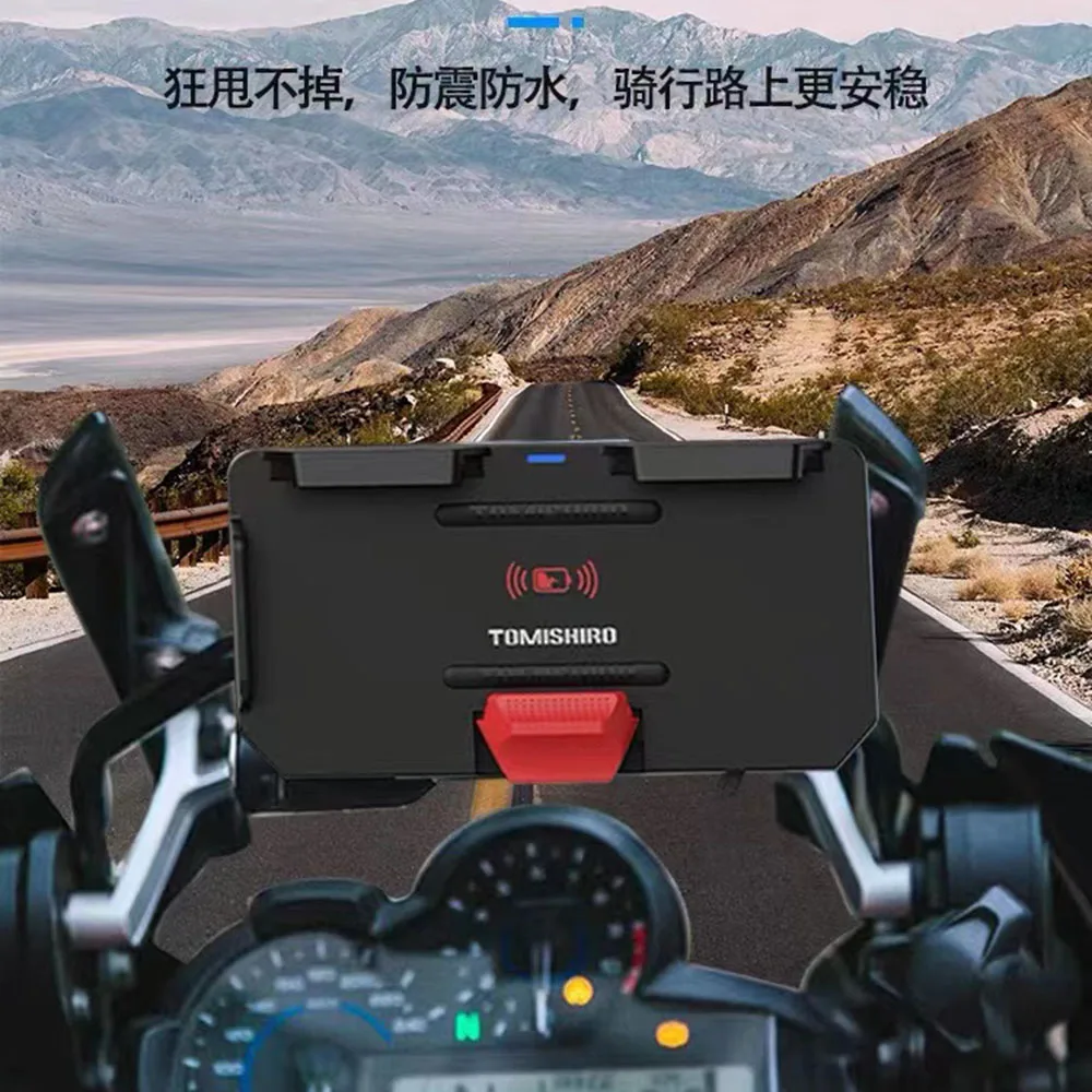 Motorcycle Wireless Charger Navigation Bracket Fast Charge For BMW ...
