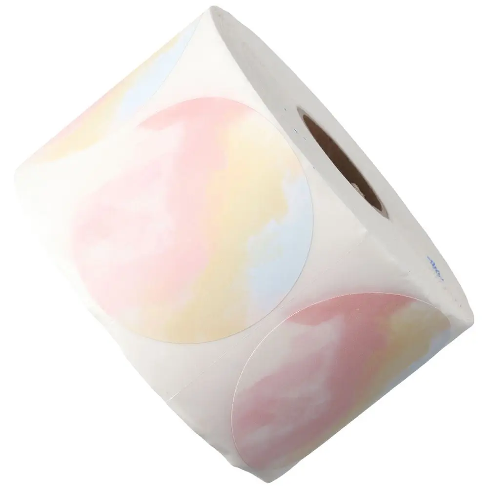 Autocollant-thermique-rond-pour-imprimante-papier-color-circulaire ...