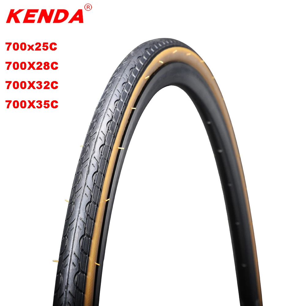 Kenda bicycle tire 700C 700x35C 28C 32C 25C road bike tires wire bead ultralight yellow side ...