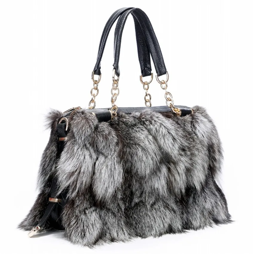 Women-s-Luxury-Real-Fur-Shoulder-Bag-Natural-Fluffy-Fox-Fur-Crossbody ...