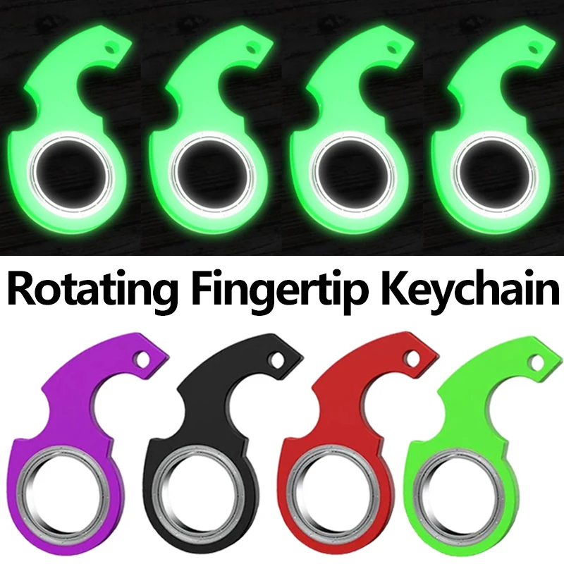 Creative-Keychain-Fidget-Spinner-Ansiedade-Stress-Relief-Brinquedos ...