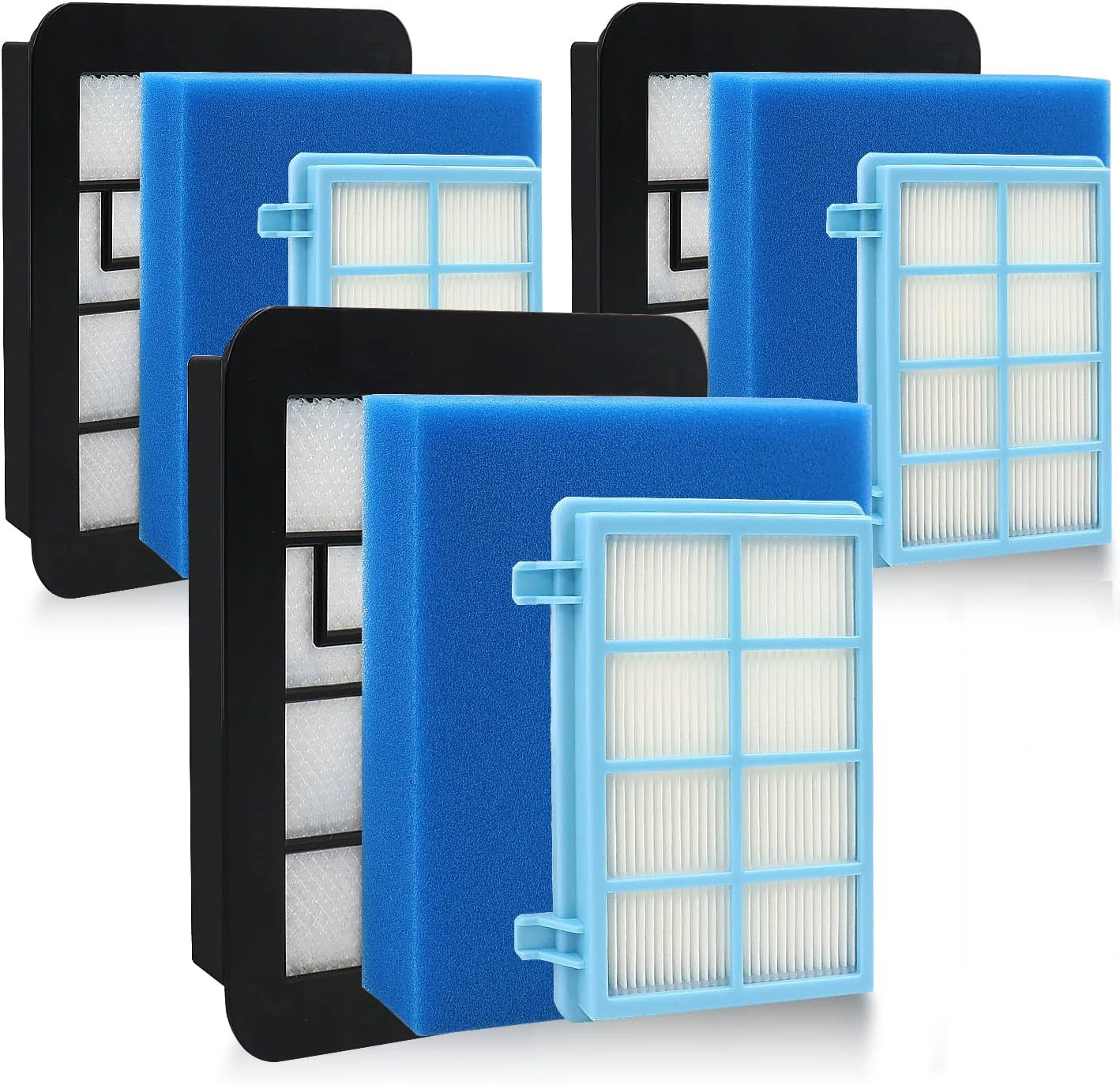 Philips Filter set FC8010/02 for PowerPro Compact and Active FC9550 ...