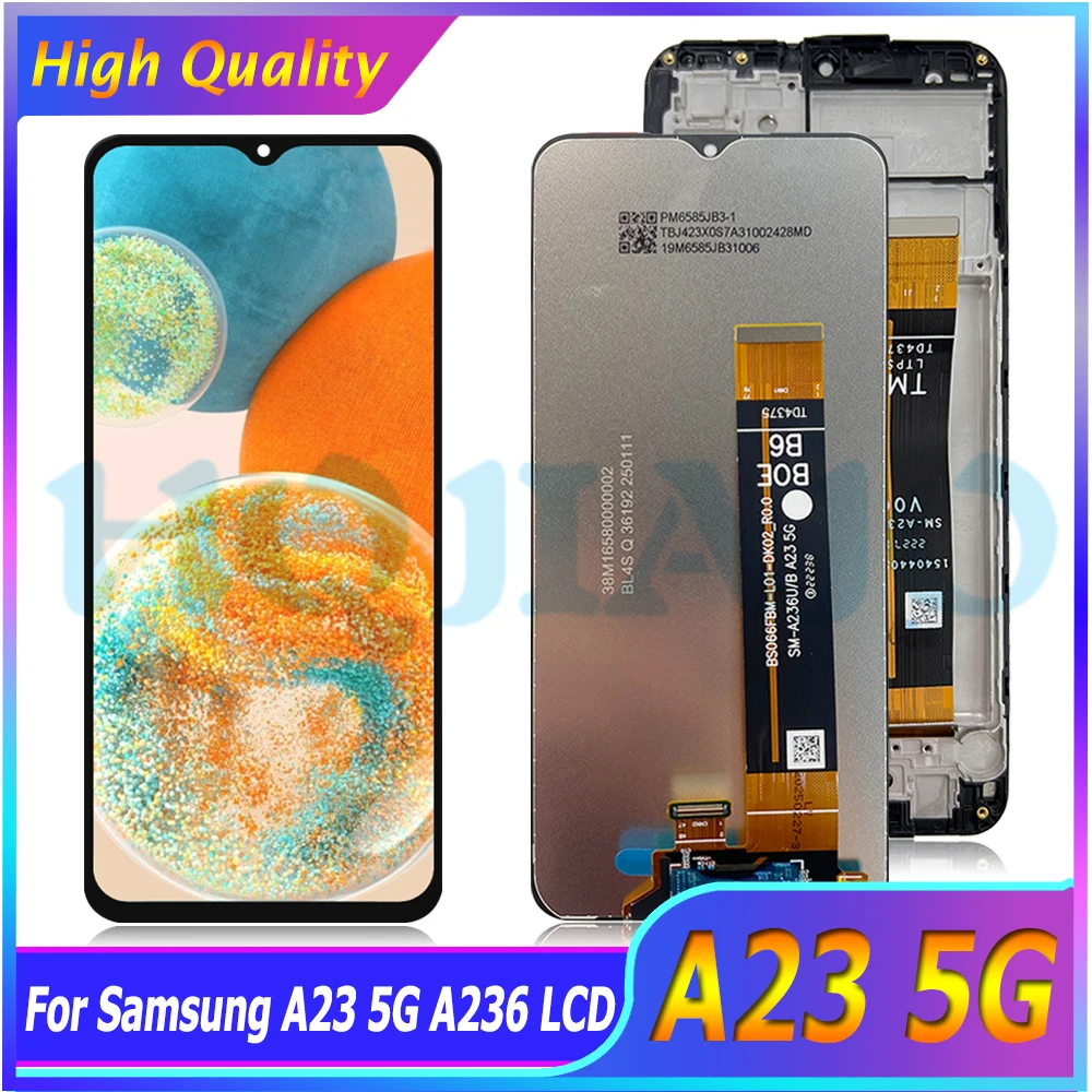 6.6" For Samsung A23 5G A236 LCD Display Touch Screen Digitizer ...