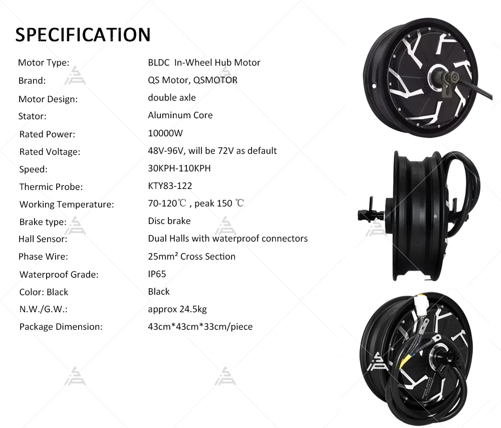 QS 10 kw Hub Motor Wiring Diagram pdf 10000 Watt Drive Kit