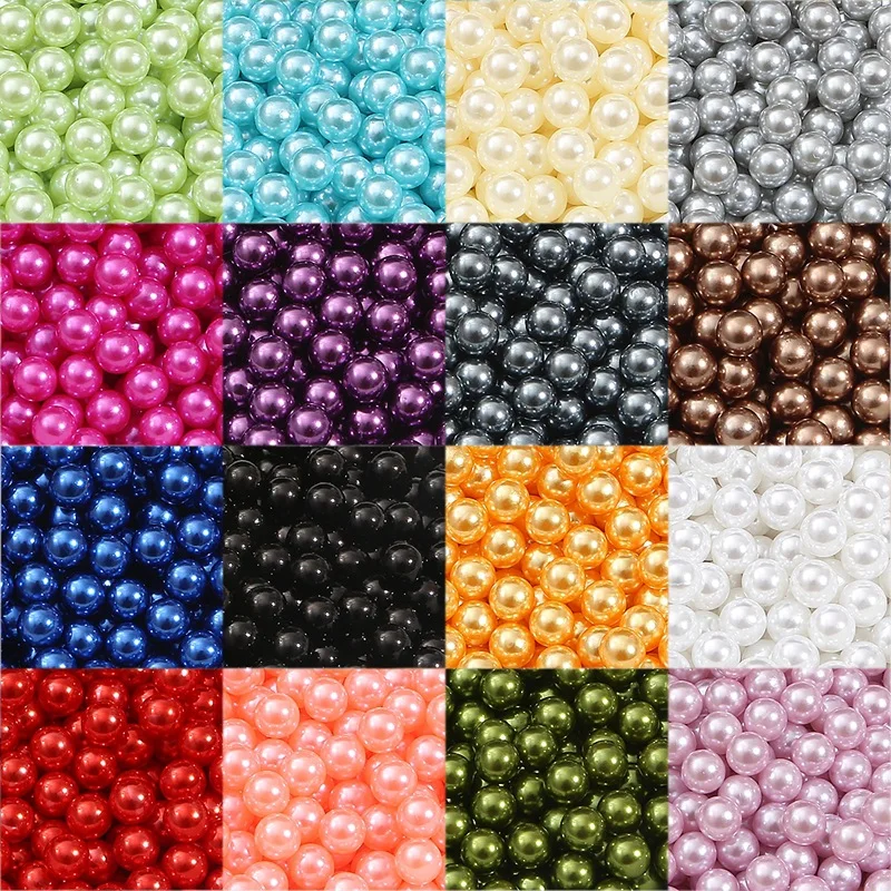 Loose 3mm-10mm 23 Color No Holes Pearl DIY Plastic Imitation Pearl ...