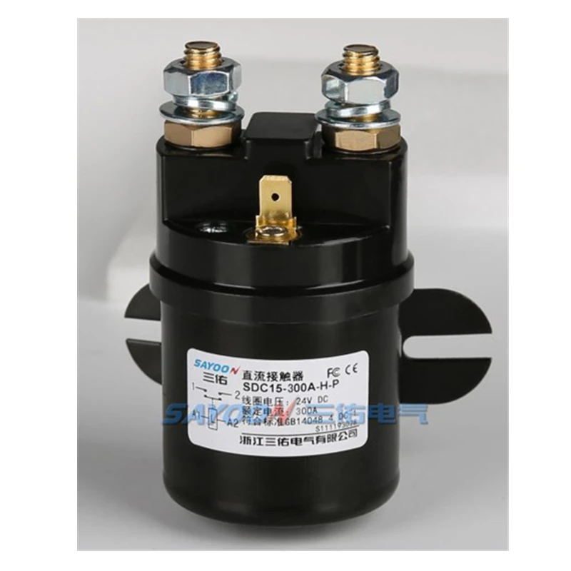 DC 접촉기 SDC15 300A H P QCC15 300A 스타터 전원 릴레이, 자동차 전기 지게차 트럭용, 12V, 24V ...