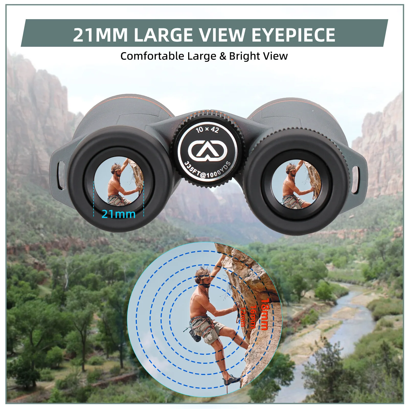 10x42 ED Binoculars for Adults High Powered with Phone Adapter ...