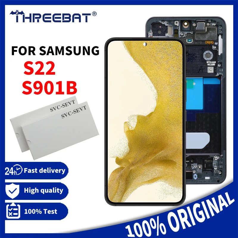 삼성 갤럭시 S22 5G LCD 터치 스크린 S22 SM S901B/DS S901U S901B LCD 디스플레이에 대 한 6.1 ...