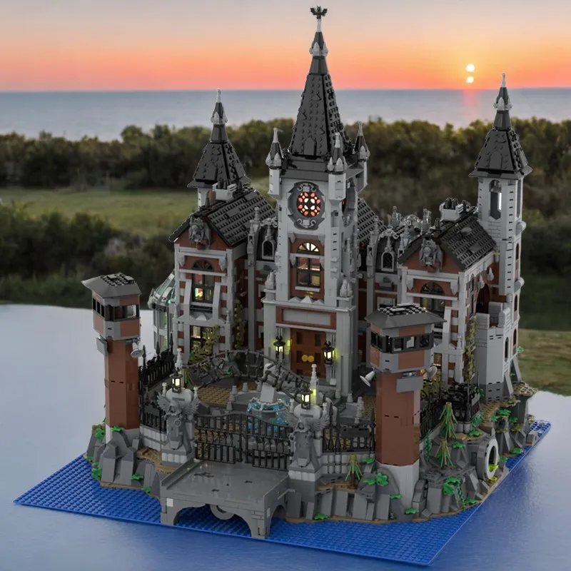 Modular Arkham Asylum Model Building Blocks Set – 6755 Pieces With ...
