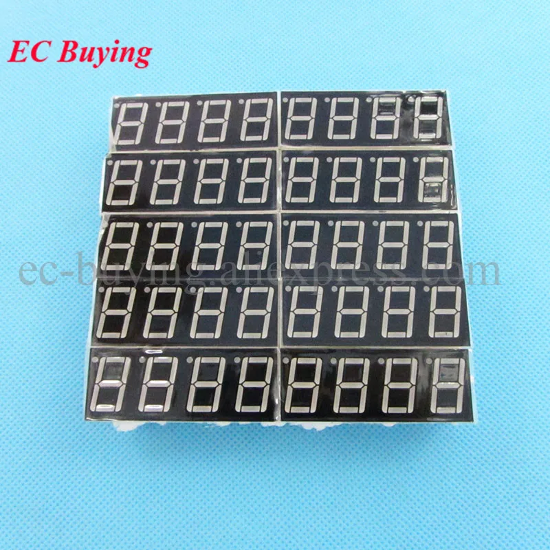5pcs-0-56-0-56-inch-7-Segment-4-Bits-Red-LED-Digital-Display-Common ...
