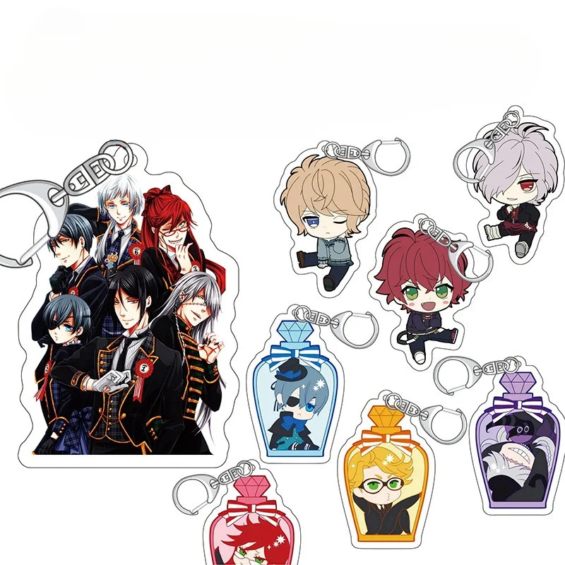 55MM-Acrylic-Double-Sided-Vincent-Rachel-Key-Chains-Ciel-Phantomhive ...