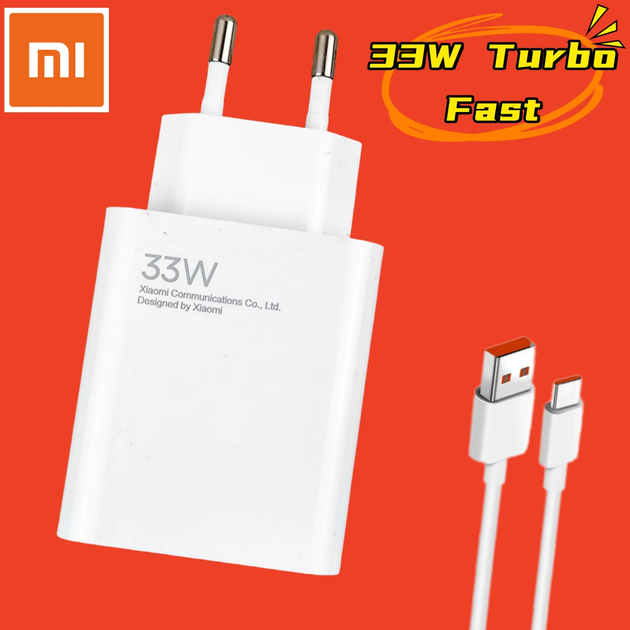 XiaoMi-Poco-X3-Charger-33W-Original-Super-Fast-Phone-Charging-Unit-33W ...