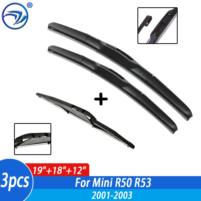 Wiper-Front-Rear-Wiper-Blades-Set-Kit-For-Mini-Cooper-S-One-D-Hatch-R50 ...