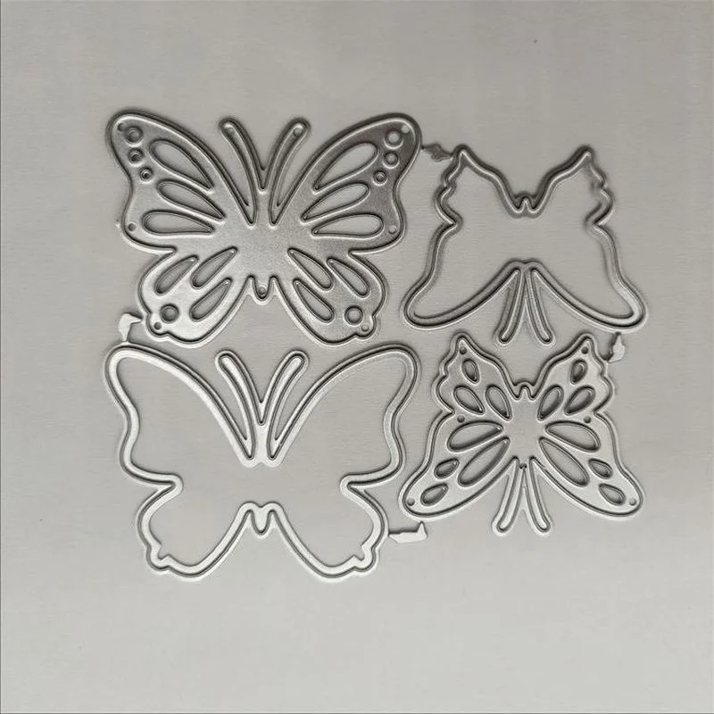 4PCS/Lot Butterfly Metal Cutting Dies DIY Cards Stencils Photo Album ...