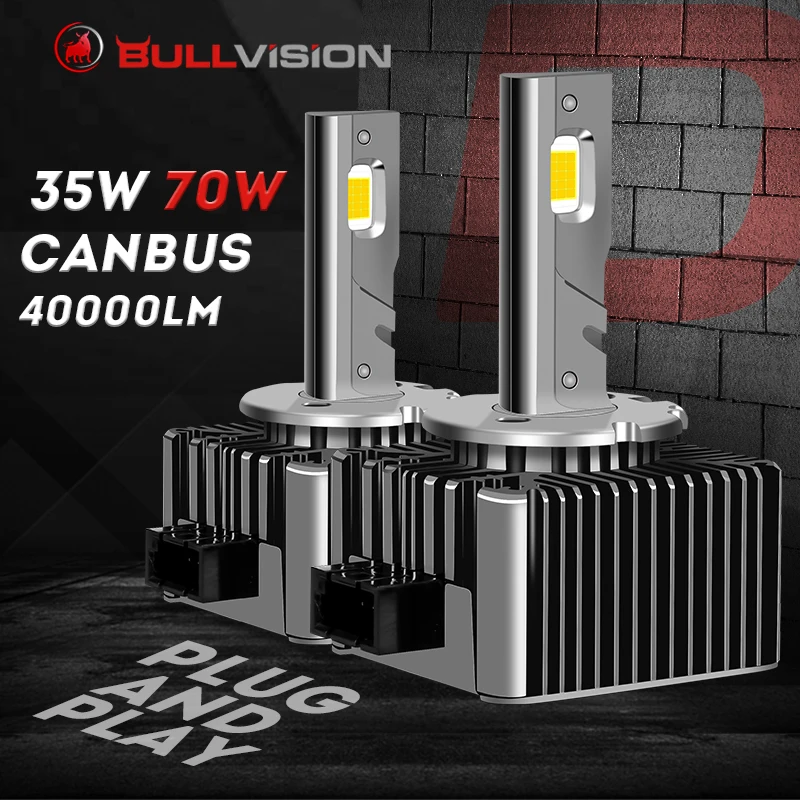 Bullvision D1s Led Headlights Hid D3s D2s D4s D5s D8s D1r D2r D3r Turbo ...