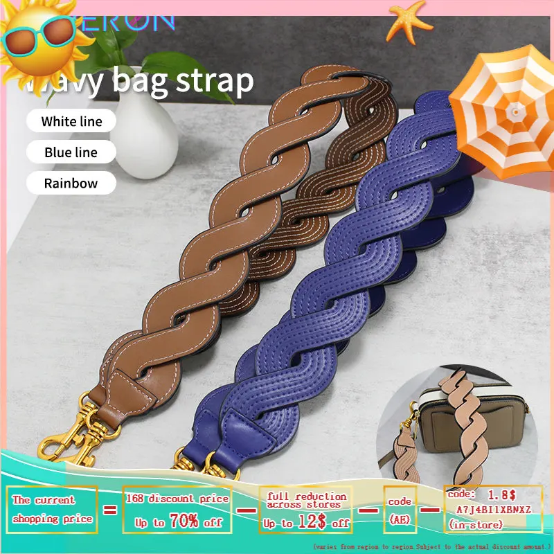 Bag Strap Handbag Accessories Bag | Genuine Leather Handbag Straps ...