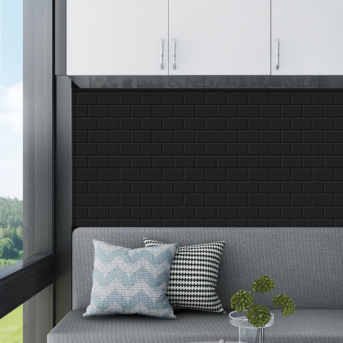 Subway Brick Wallpaper