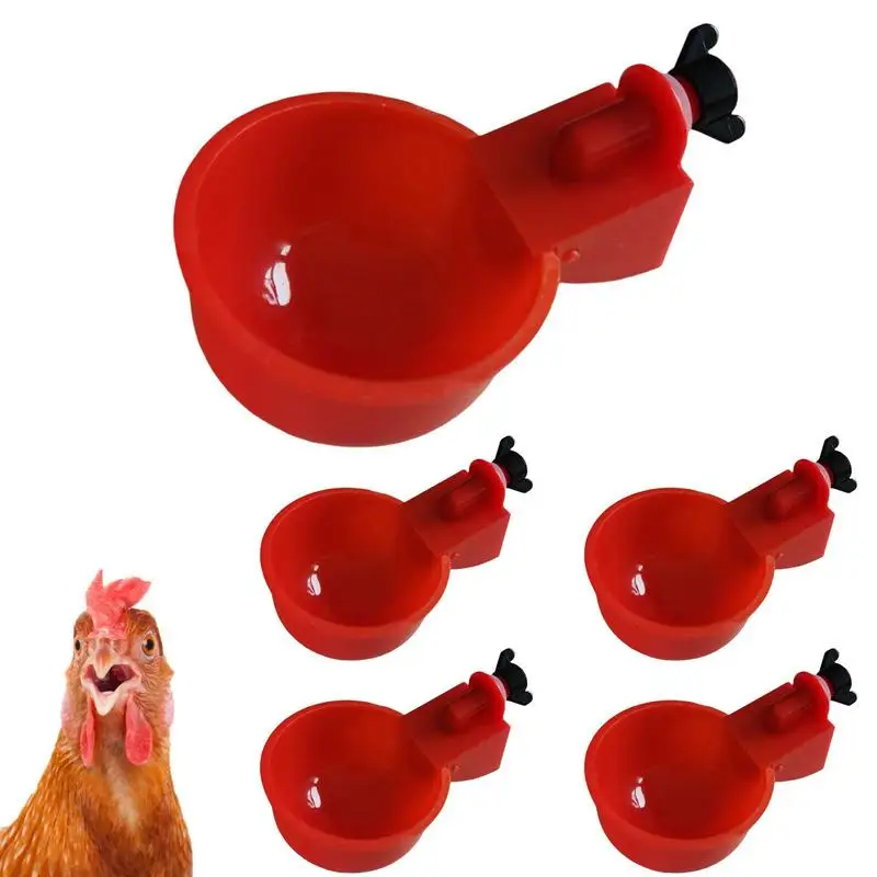 Chicken-Cups-For-Water-5pcs-Automatic-Chicken-Waterer-Kit-For-Poultry ...