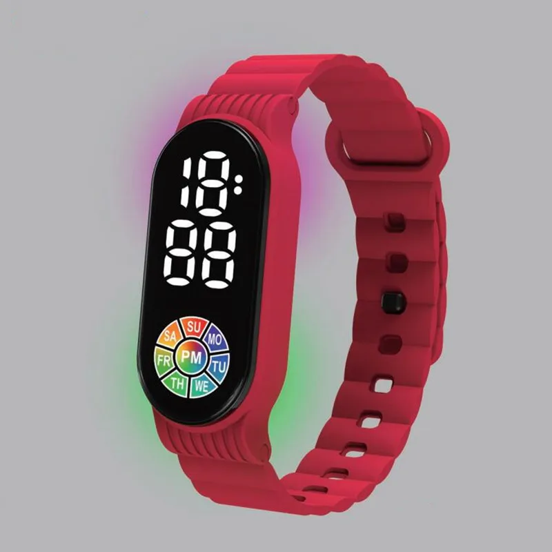 kids-watch-Electronic-Watch-For-Children-Color-Luminous-LED-Digital ...