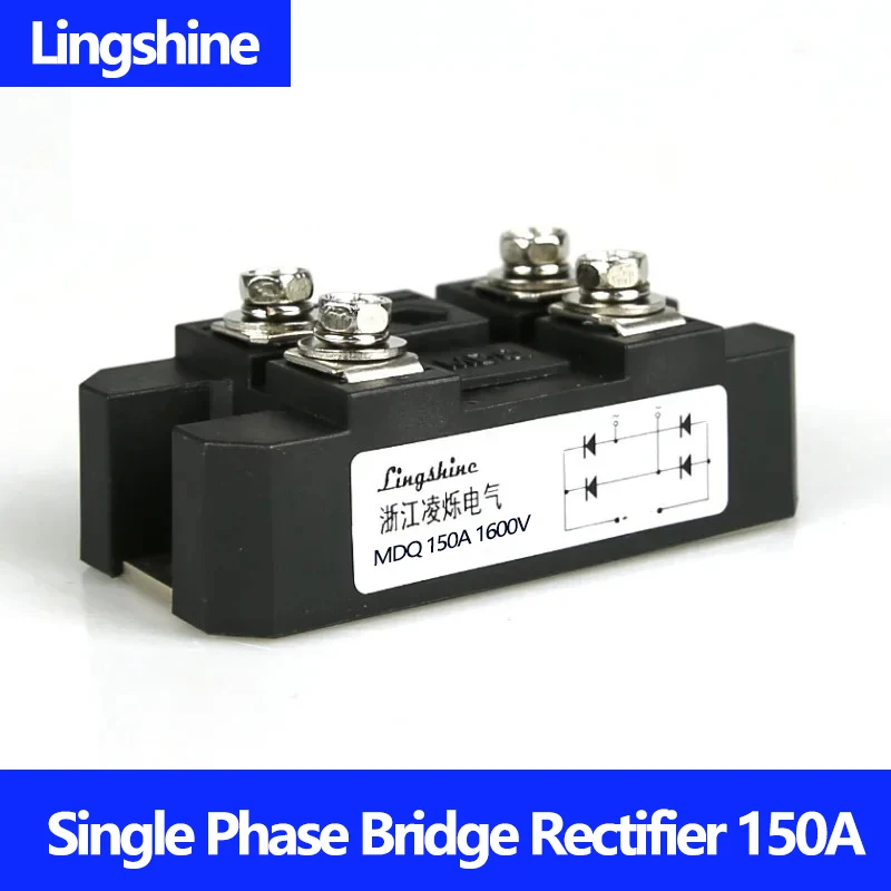 Rectifier MDQ 150A-1600V Black Single-Phase Diode Bridge Rectifier 150A ...