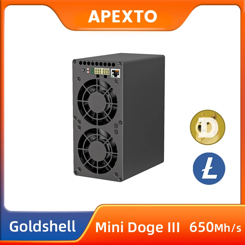 Goldshell-MINI-DOGE-III-Doge-Coin-Litcoin-Mining-Asic-Miner-Crypto ...