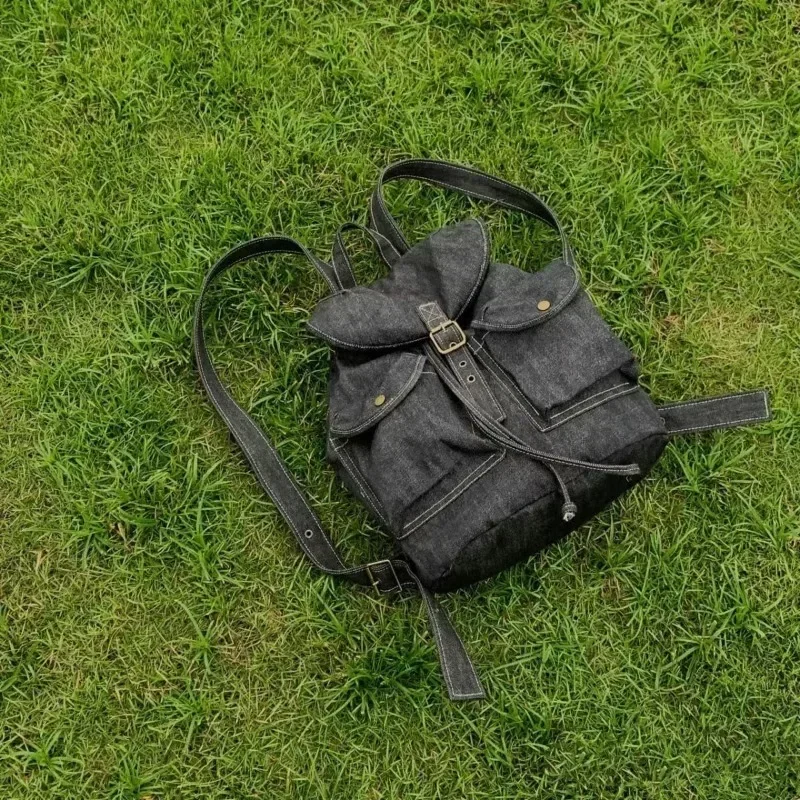 Denim-Simple-Vintage-Preppy-Backpack-Korean-Women-Casual-Fashion-Y2k ...