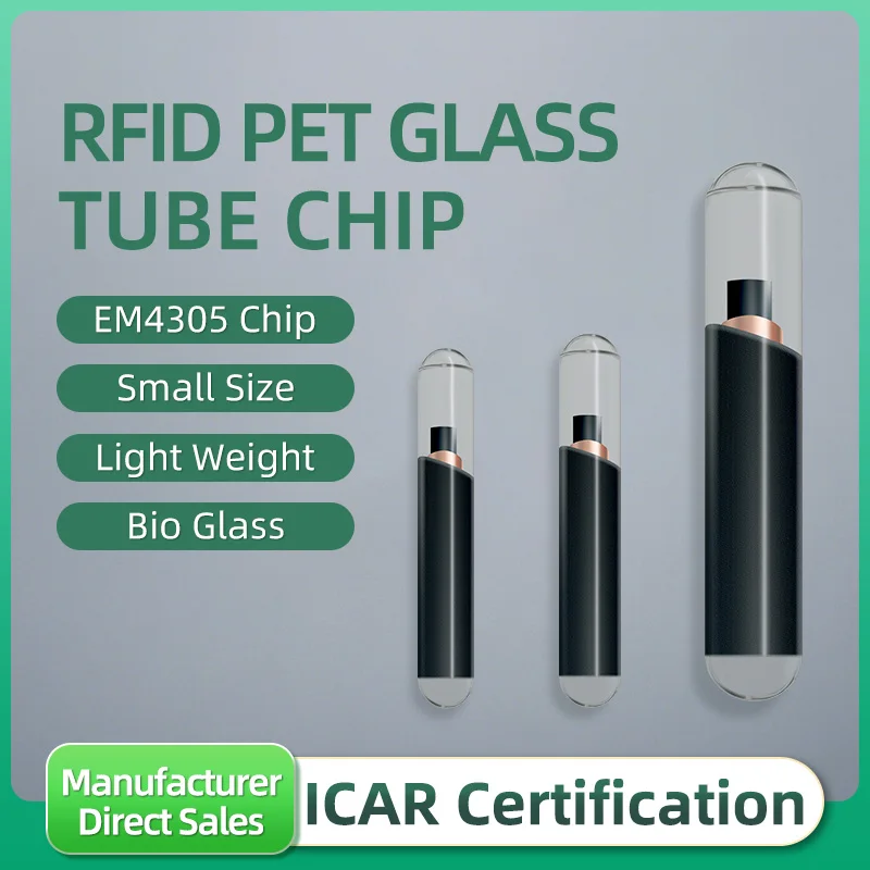 100PCS-1-4x8-mm134-2KHz-RFID-Glass-Tag-for-Pet-Identification-Tag-for ...