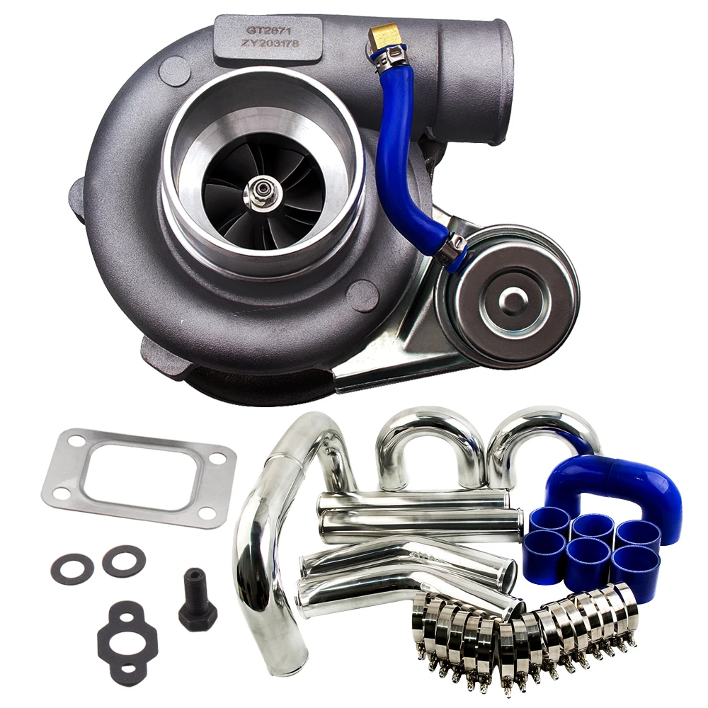 T25-GT25-GT2871-GT2860-SR20-CA18DET-Universal-Turbocharger-Oil-Cooling ...