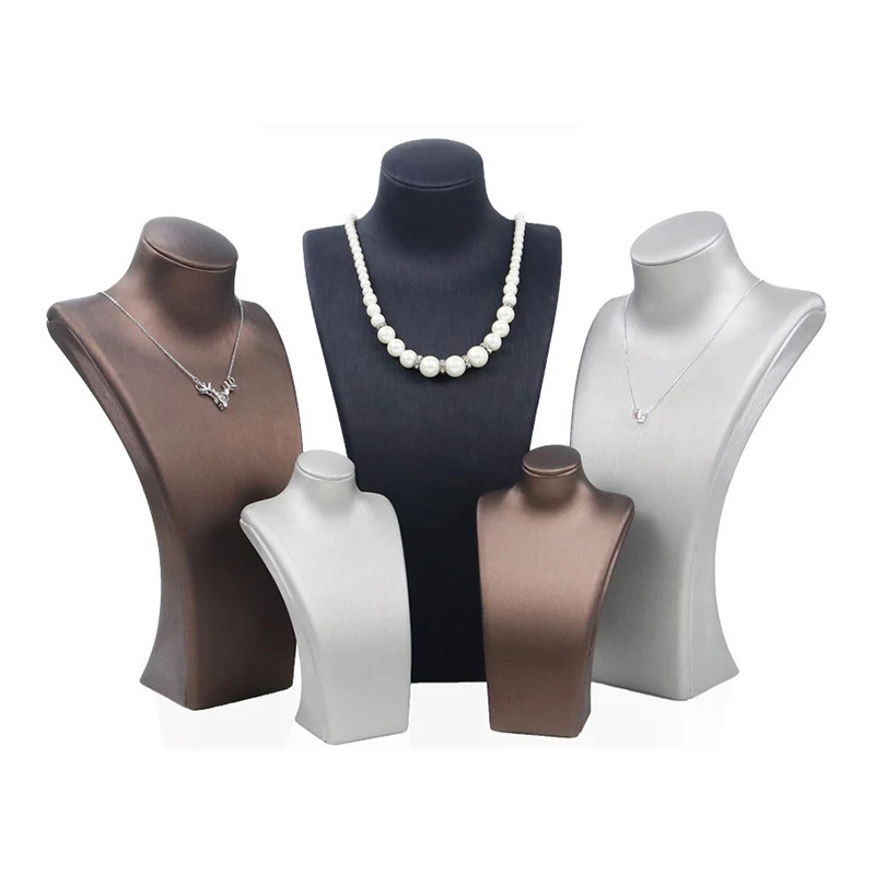 New-Design-Black-White-PU-Display-Bust-Choker-Holder-Model-Bust-Show ...