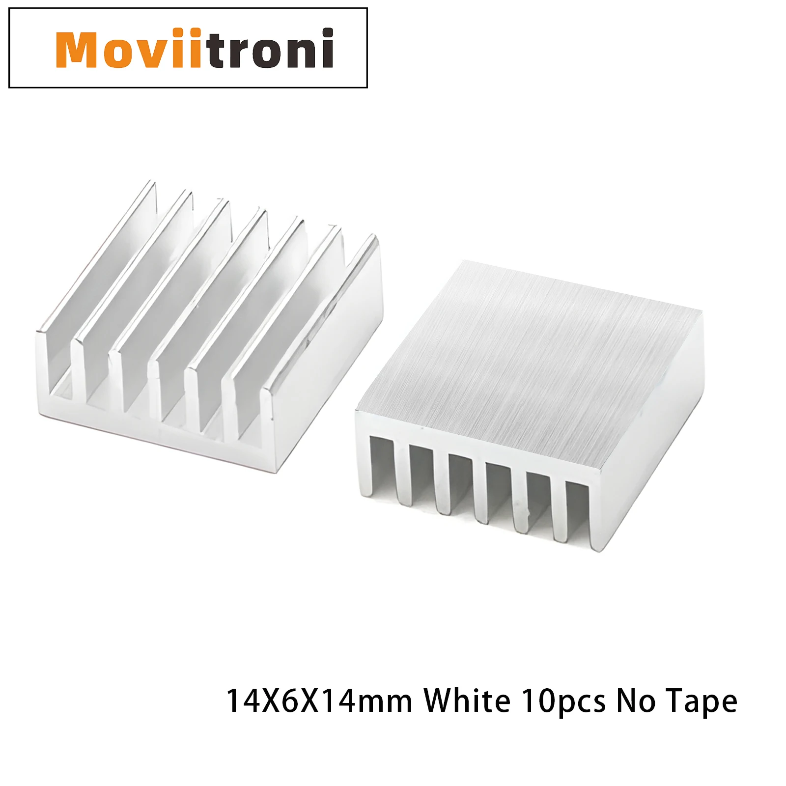 10pcs Aluminum Computer Cooler Radiator Heatsink 14x14x6mm Heat sink ...