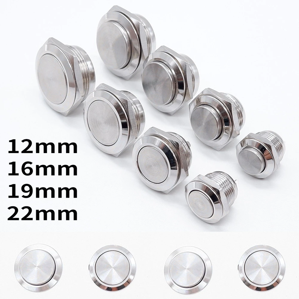 12mm-16mm-19mm-22mm-m-tal-bouton-poussoir-interrupteur-court-momentan ...