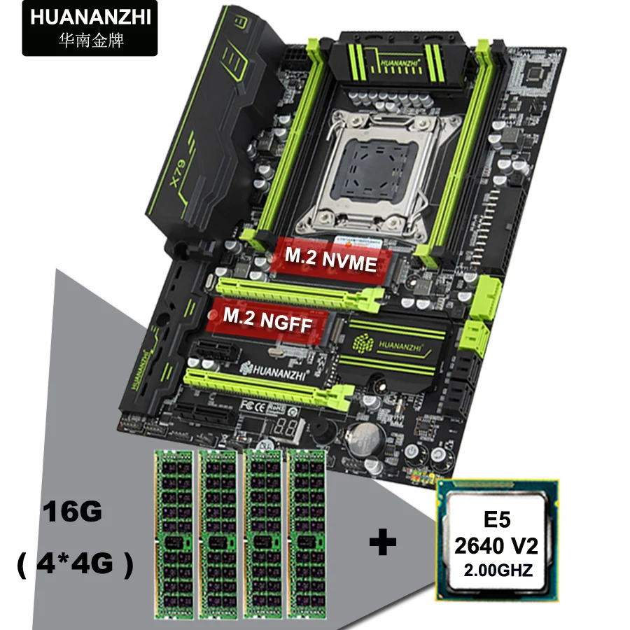 HUANANZHI X79 Super Motherboard CPU RAM Combo for Gaming HI SPEED M.2 ...