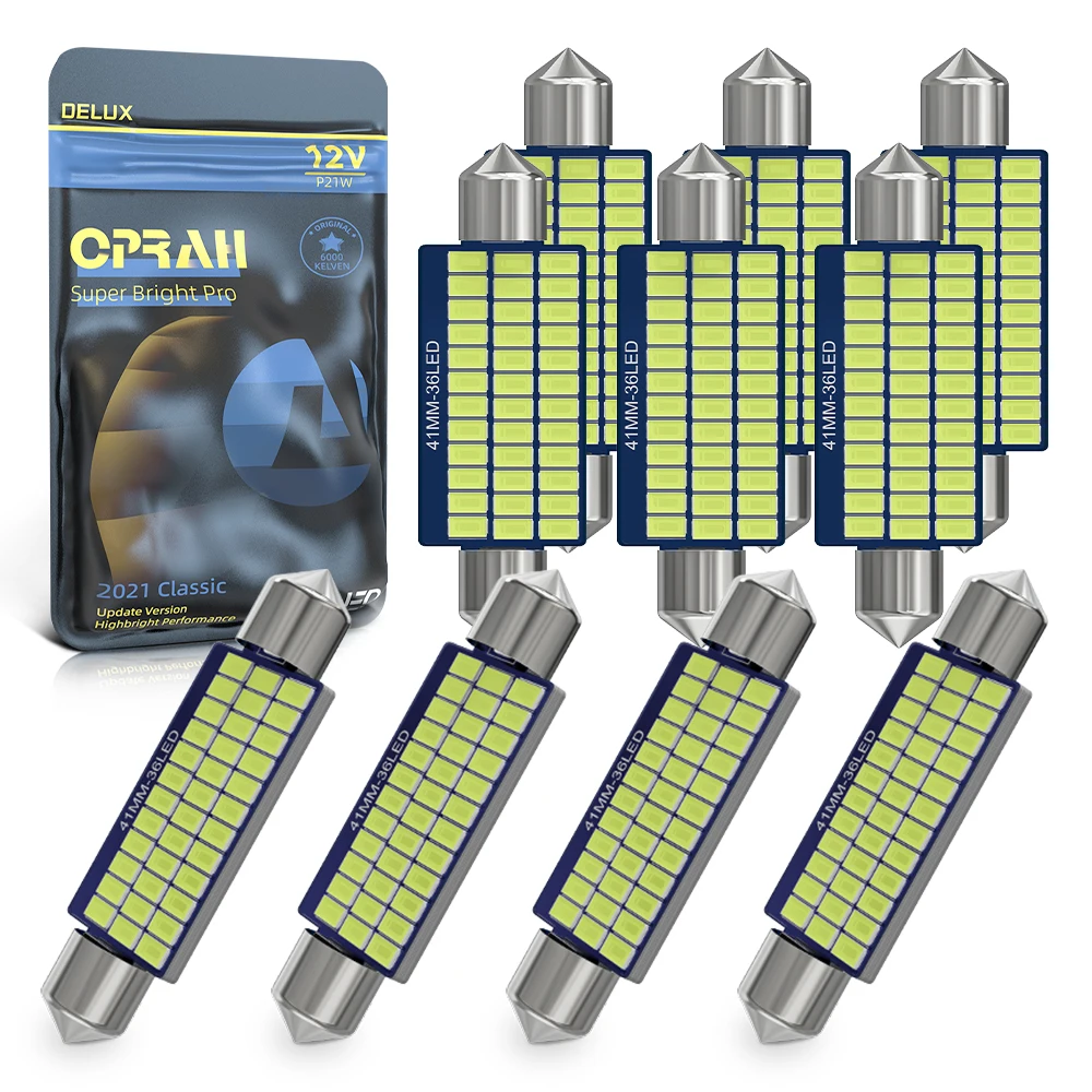 10pcs Canbus C5w C10w Led Bulbs 31mm 36mm 39mm 41mm Festoon 3014 Chips Interior Light Car Dome ...