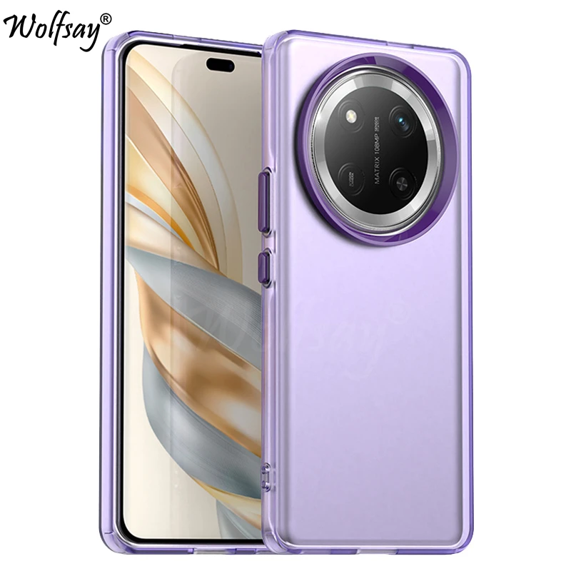 Anti-Drop-Candy-Color-Phone-Case-For-Honor-X9C-Matte-Transparent-Full ...