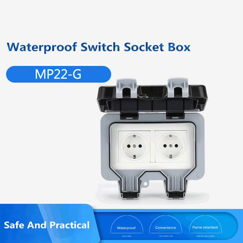 Outdoor-Wall-Waterproof-Sockets-Outlet-Korea-US-EU-Plug-Electrical-15A ...