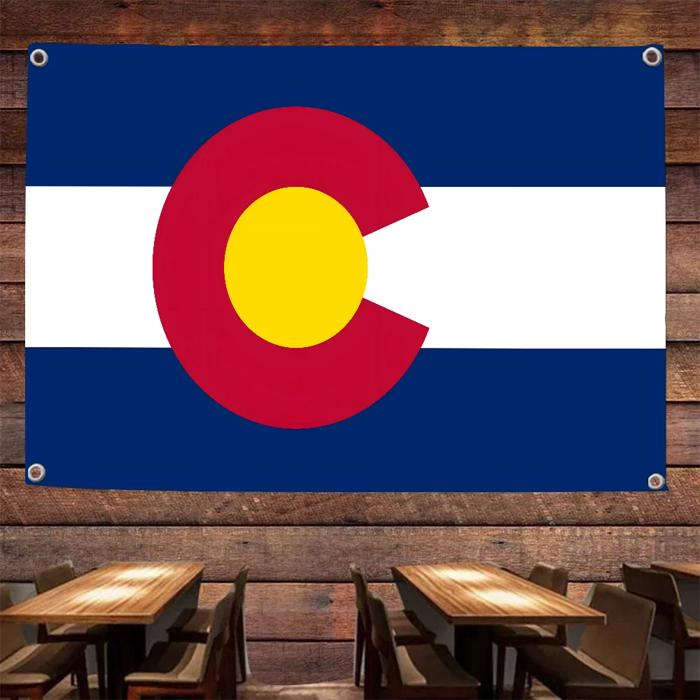Colorado-State-Flag-Flags-And-Banners-Four-Hole-Flag-Polyester-Outdoor ...