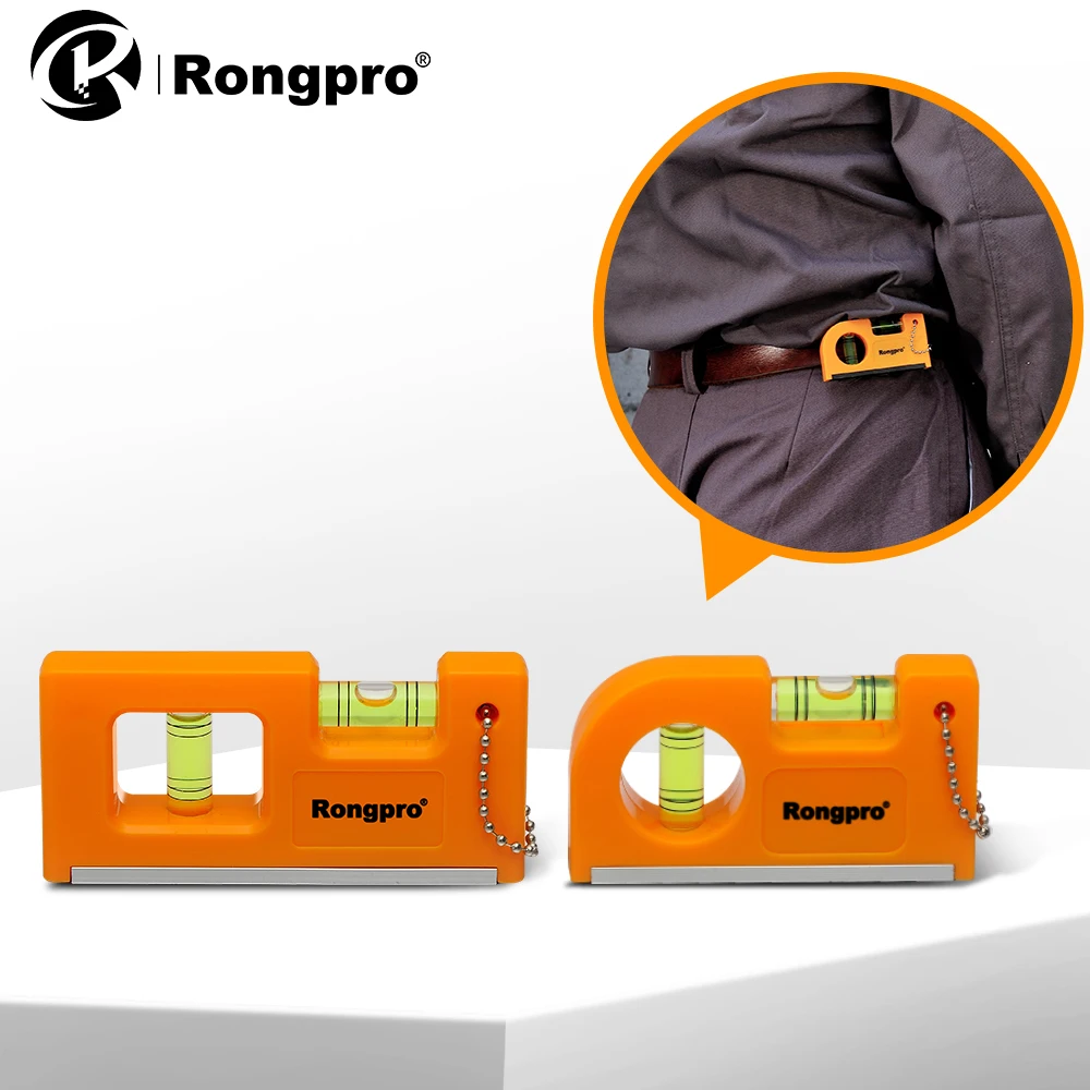 Rongpro Pocket Spirit Level Bubble 2 Bubble Spirit Leveler With Magnet ...