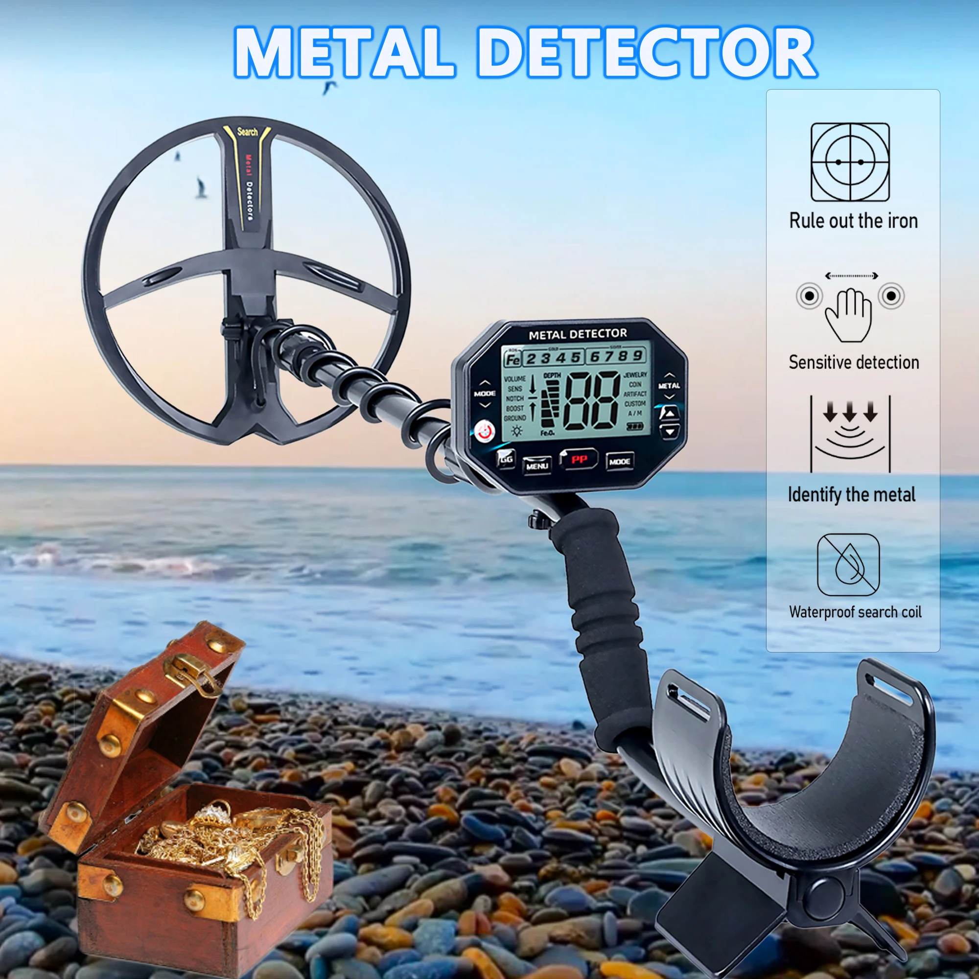 Profissional-Underground-Metal-Detector-imperme-vel-alta-precis-o ...