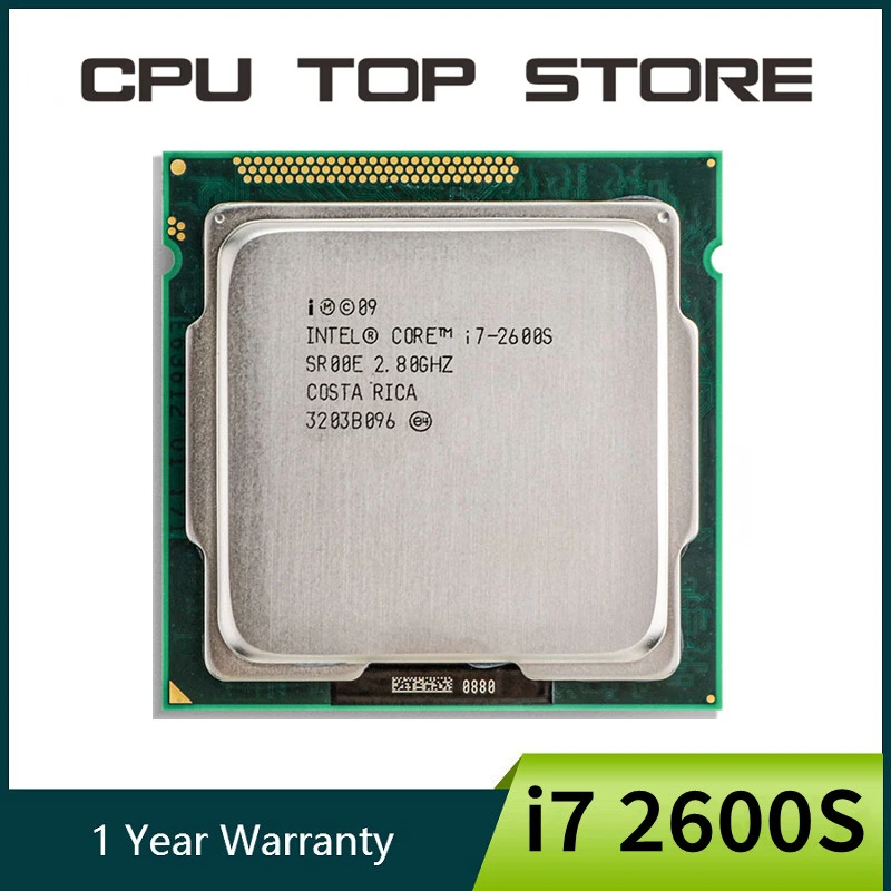 Usado intel i7 2600s processador cpu quad core 2.8ghz soquete lga1155 ...