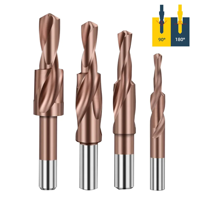 M3 M12 90 °/180 ° m35 broca de aço de alta velocidade da etapa da ...