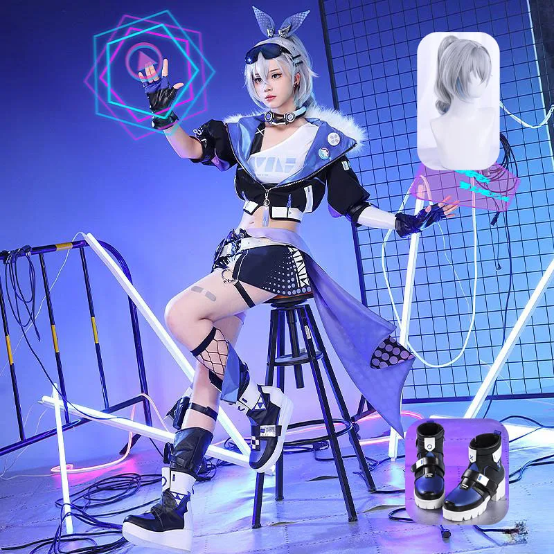 Silver Wolf Cosplay Honkai: Star Rail Silver Wolf Cosplay Costume Girl ...